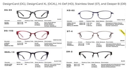Hudson Optical Safety Frames