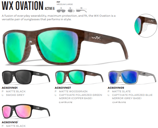 Wiley X Safety Frames Now Available