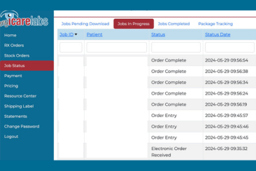 How to Utilize and Understand our Job Status Screen